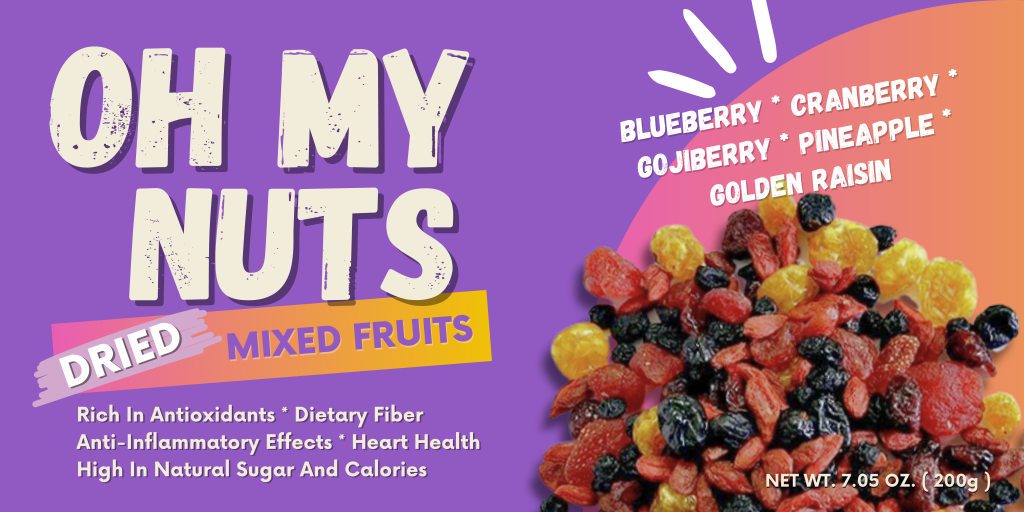 Oh My Nuts – Dried Mixed Fruits Premium 200g